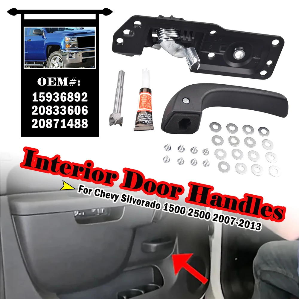 Car-Interior-Left-Right-Door-Handle-15936892-For-Chevy-Silverado-1500 ...