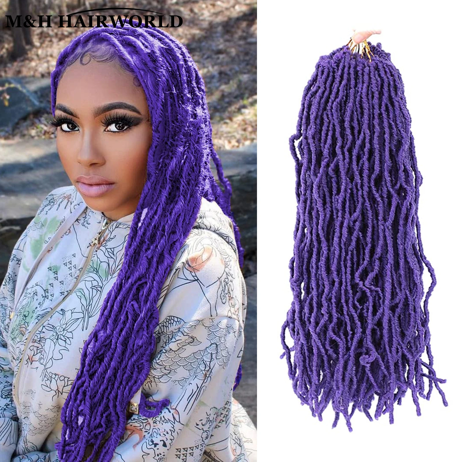 Faux Locs With Yarn