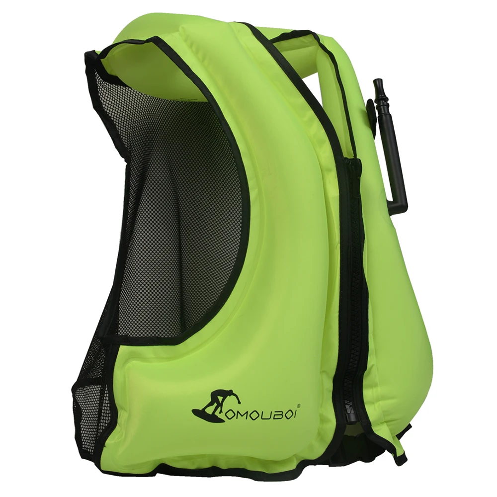 Adult-Inflatable-Swim-Vest-Life-Jacket-for-Snorkeling-Floating-Device ...