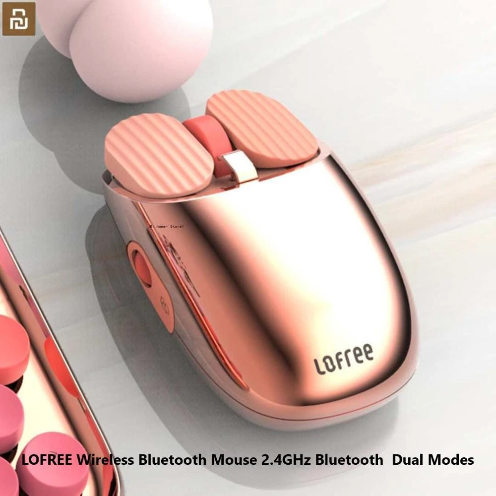 LOFREE Wireless Bluetooth Mouse 2.4GHz Bluetooth Dual Modes Gesture ...