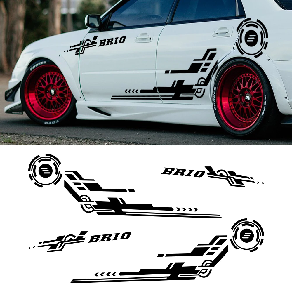 Car-Door-Side-PVC-Stickers-Industrial-Style-Cool-Modeling-Vinyl ...