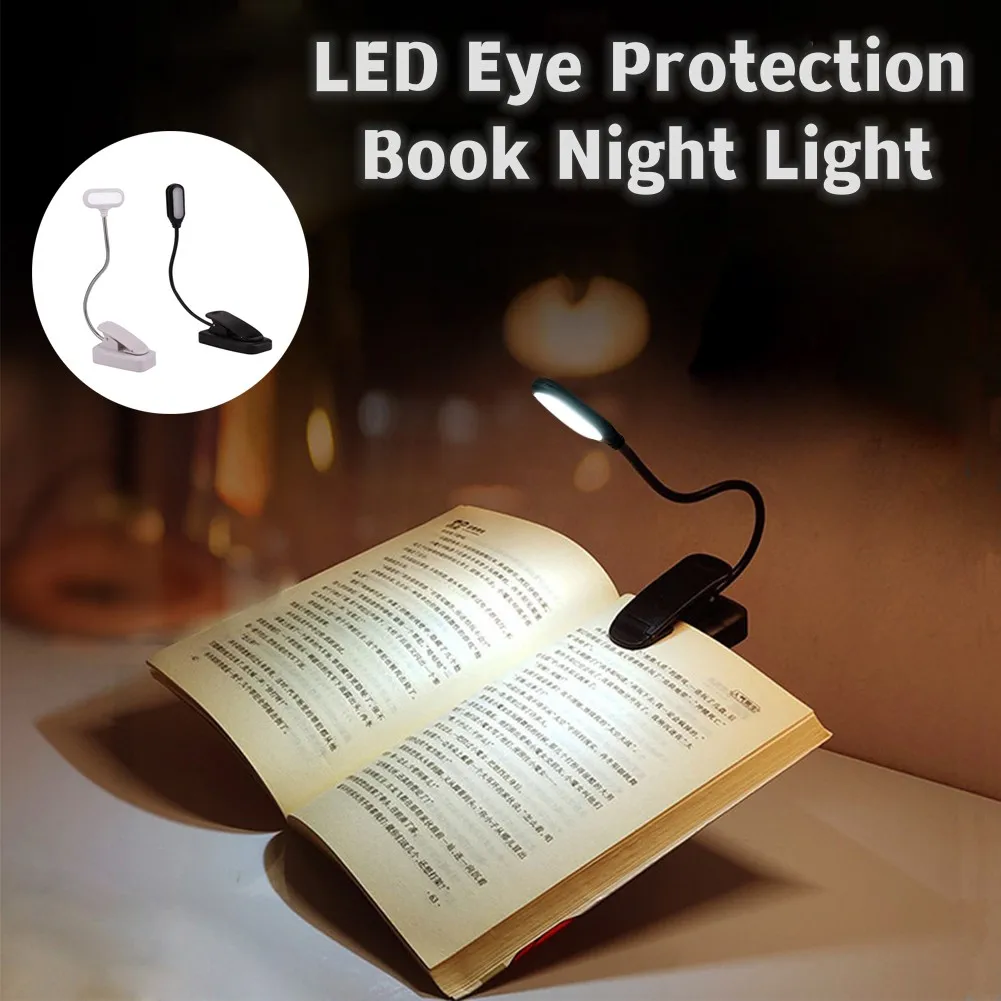 5-LED-Book-Light-Reading-Light-Eye-Protection-Adjustable-Mini-Study ...
