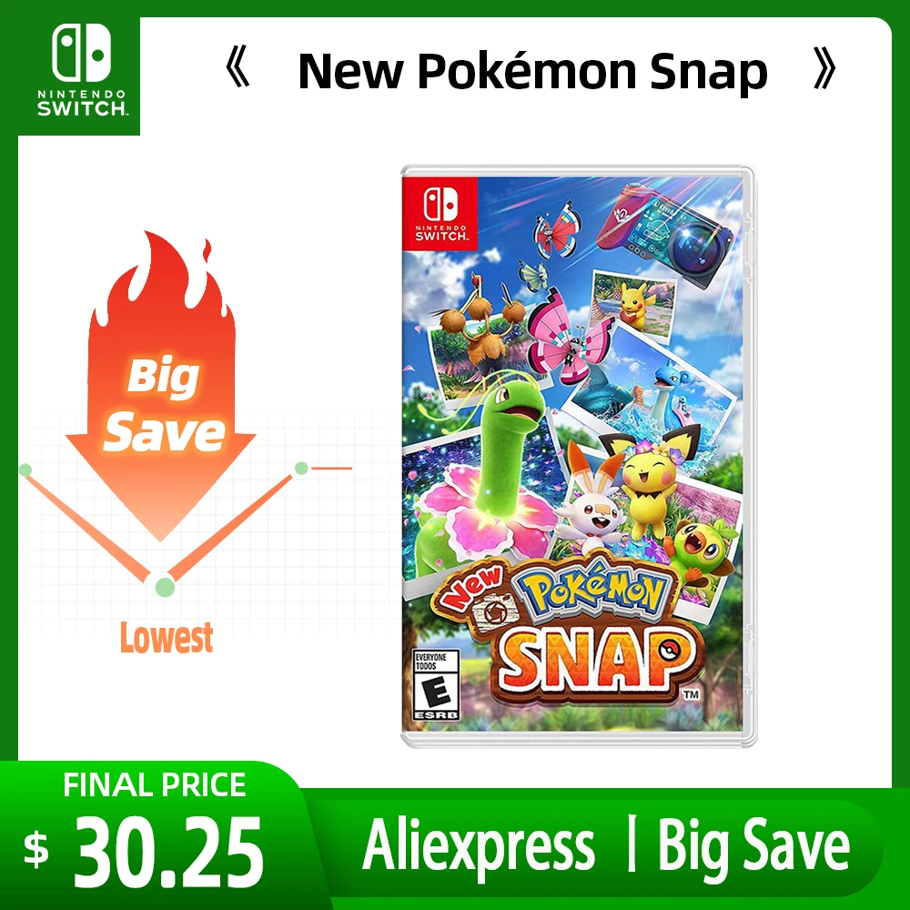 Nintendo-Switch-Game-Deals-New-Pokemon-Snap-Games-Cartridge-Physical ...
