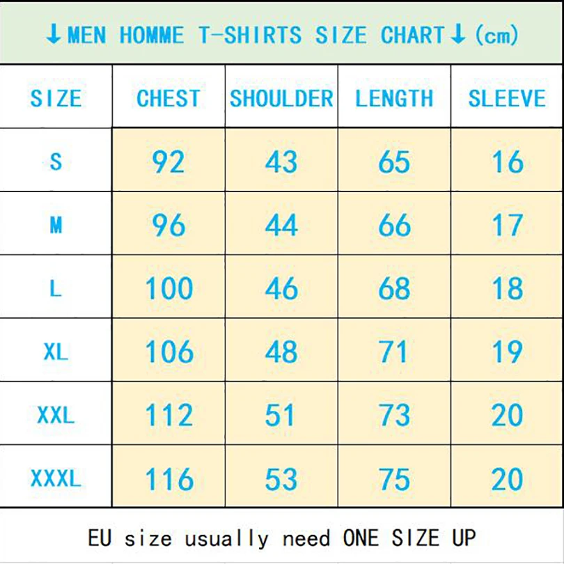 Jaeger Size Chart