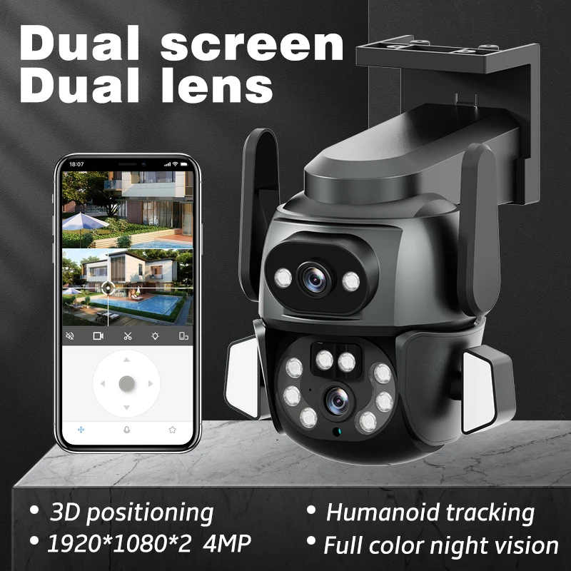 Tuya-Wifi-4MP-HD-Dual-Lens-Outdoor-surveillance-Camera-AI-Tracking ...