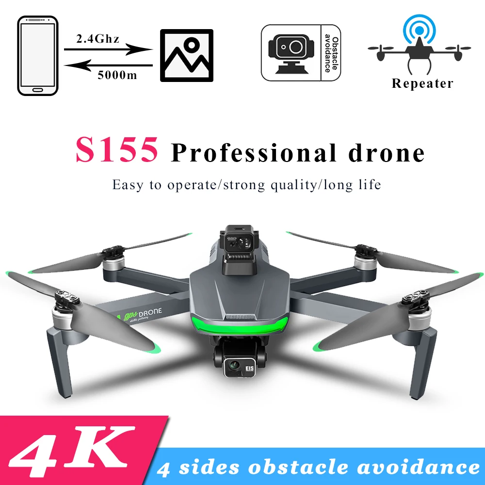GPS-Drone-with-Camera-3-axis-Gimbal-Dual-8K-Camera-5G-Digital-Image ...