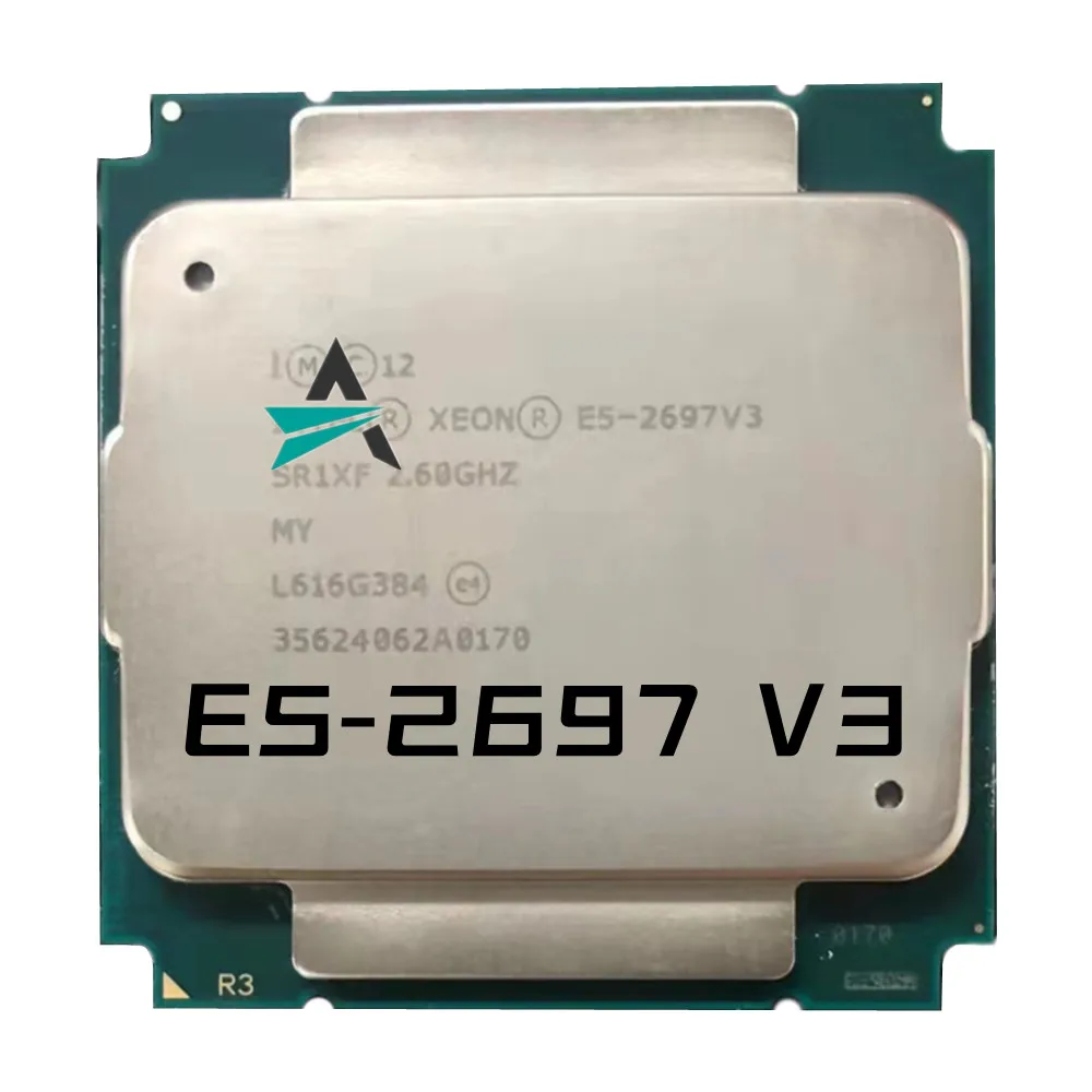 Used Xeon E5 2697V3 E5 2697 V3 processor 14-core 2.60GHZ 35MB 22nm LGA ...