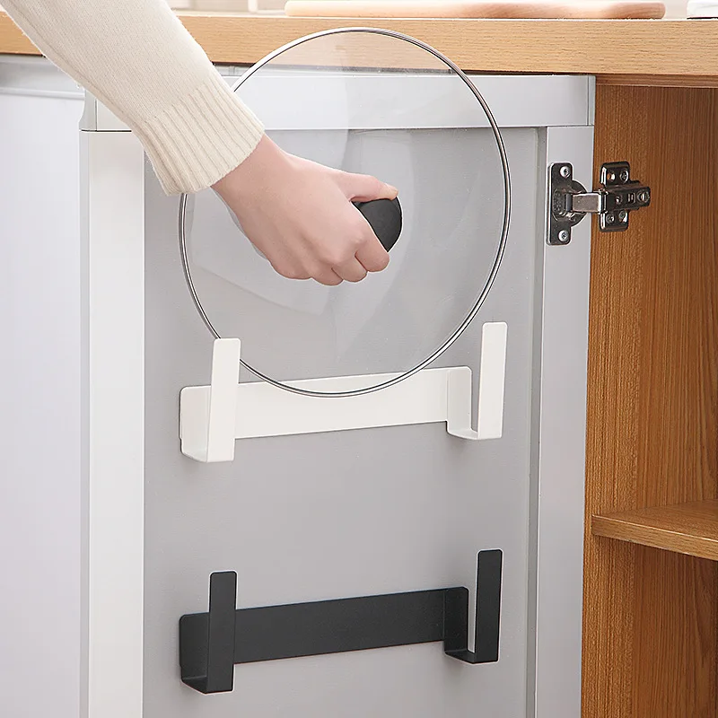 Japanese-Simple-Punch-free-Pot-Cover-Rack-Kitchen-Multi-functional-Wall ...