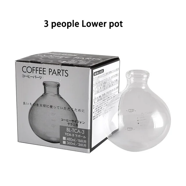 Siphon Coffee Pot Set Siphon Pot Filter Heat-resistant Glass Coffee Pot ...
