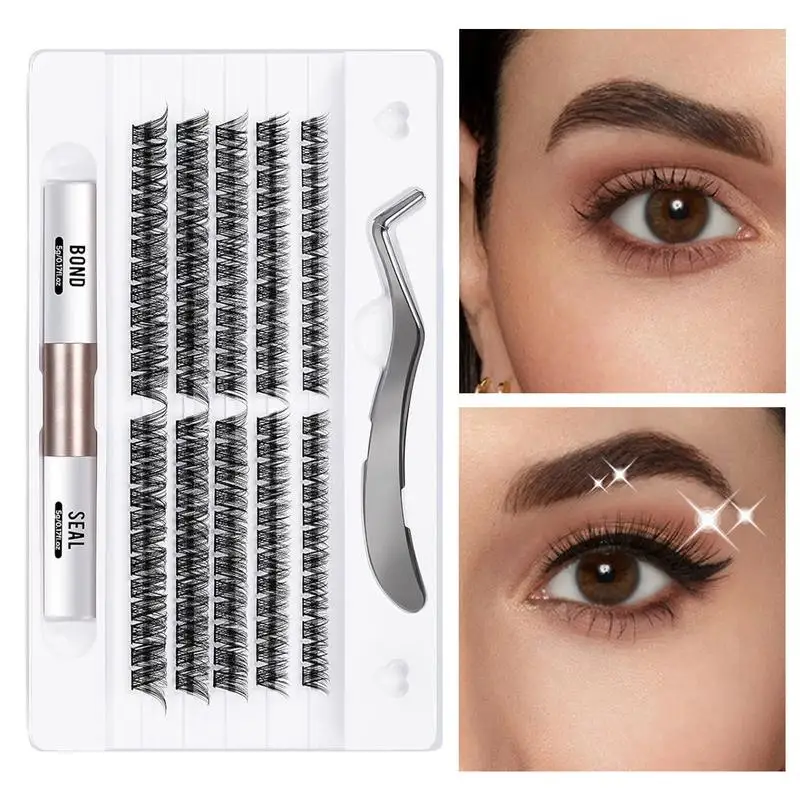 120-pcs-Lash-Clusters-Kit-Waterproof-Eyelash-Extension-Kit-With-Lash ...