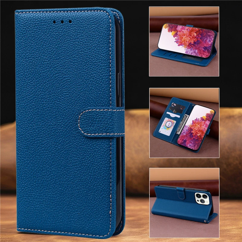 Pu-Leather-Flip-Phone-Case-For-Huawei-P-Smart-2018-2019-2020-2021 ...