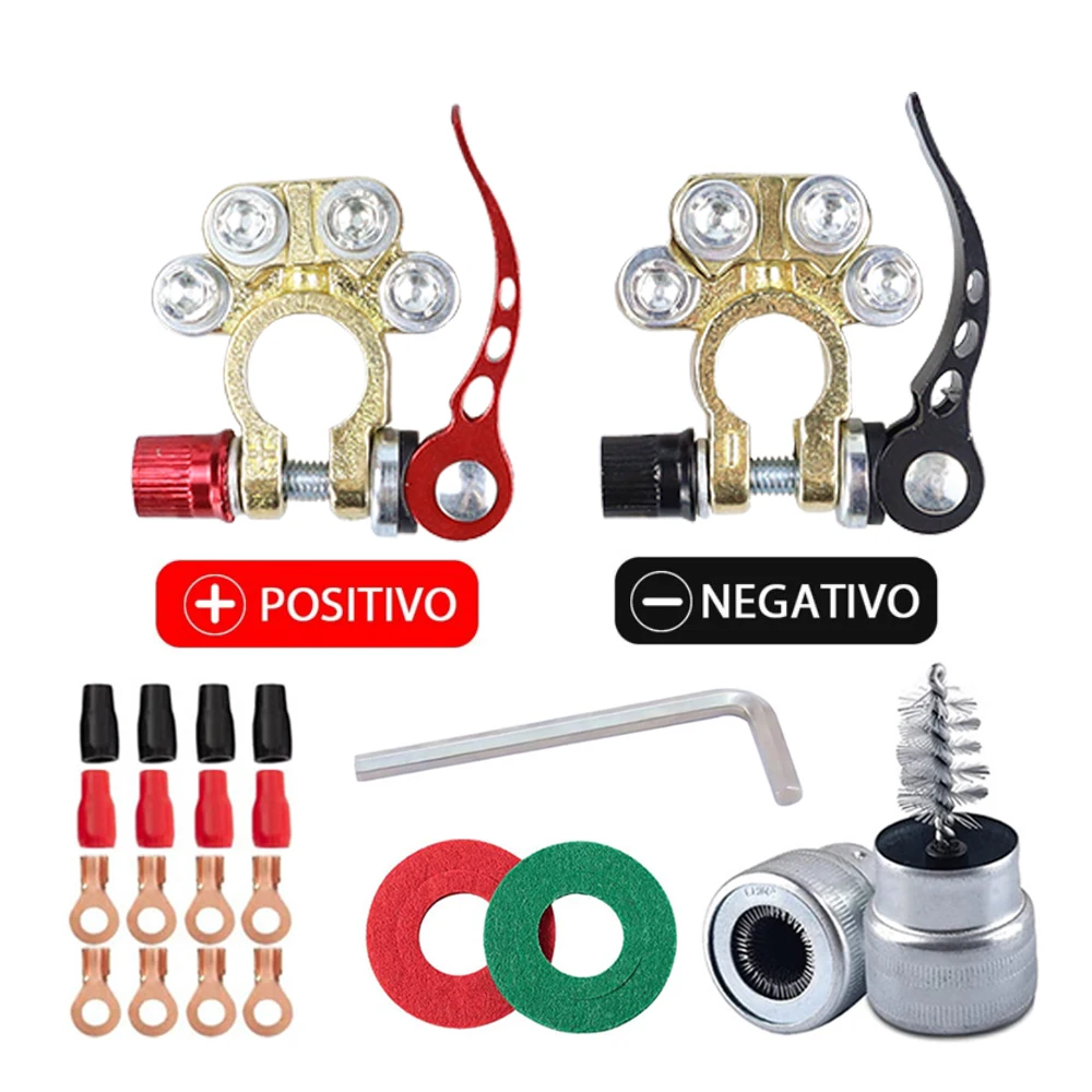 Car Battery Terminals Quick Disconnect Auto Battery Connectors Kit ...