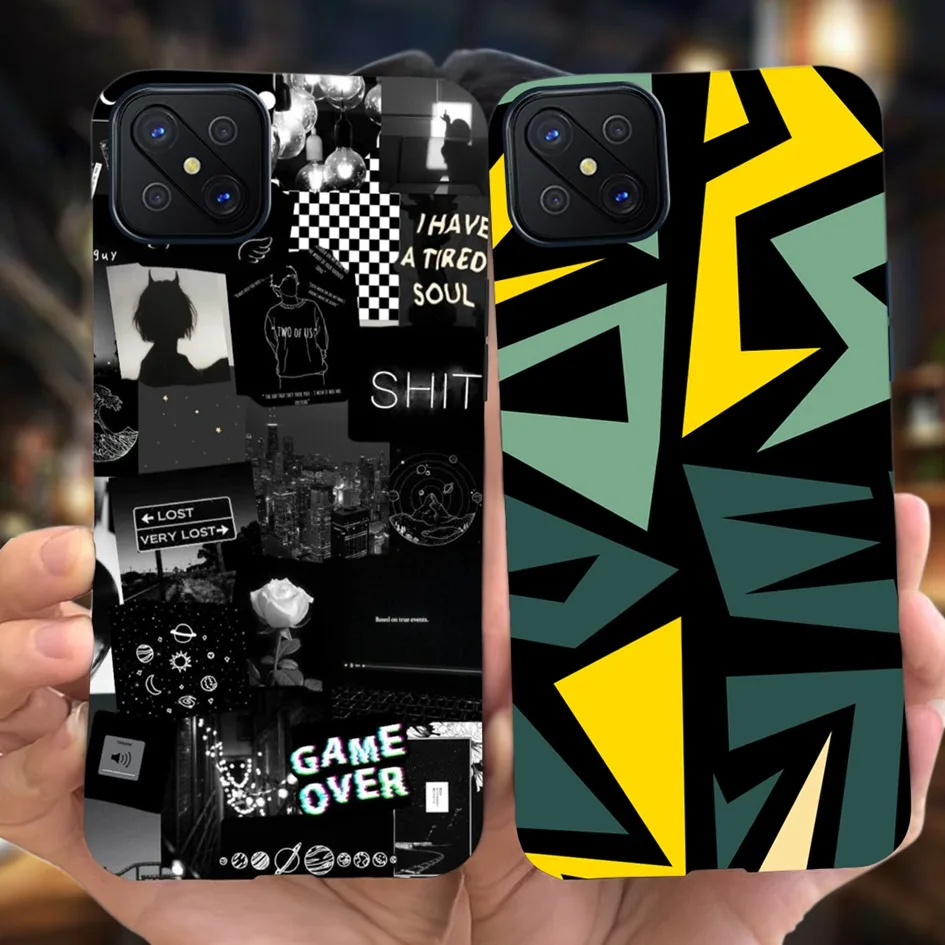 For-Phone-Case-OPPO-Reno-4Z-5G-Cover-Reno4Z-Silicone-TPU-Bumper-Cool ...