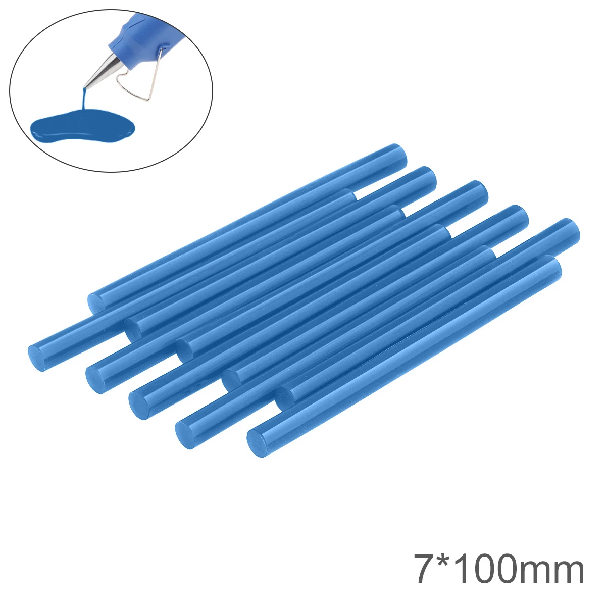 5-100pcs-7mmx100mm-Blue-Red-Hot-Melt-Gun-Glue-Sticks-Gun-Adhesive-DIY ...