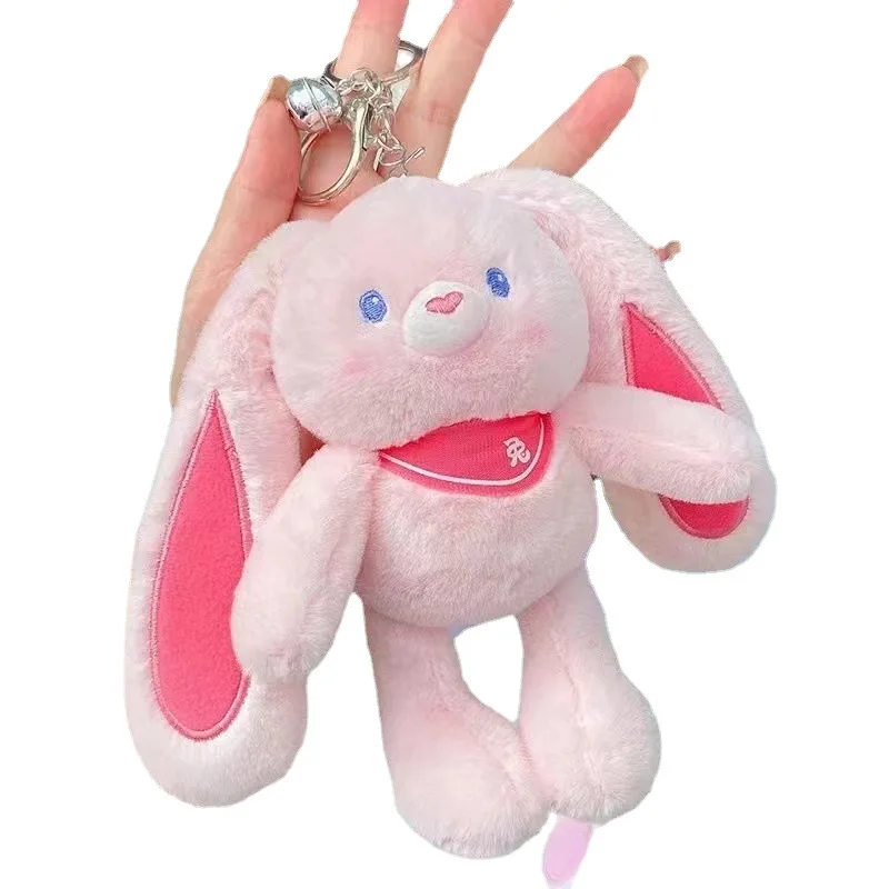 LLavero de peluche con Orejas de conejo para niñas, juguetes de peluche ...