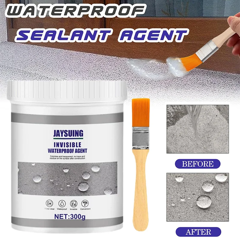 300g-Waterproof-Coating-Sealant-Agent-Transparent-Invisible-Paste-Glue ...