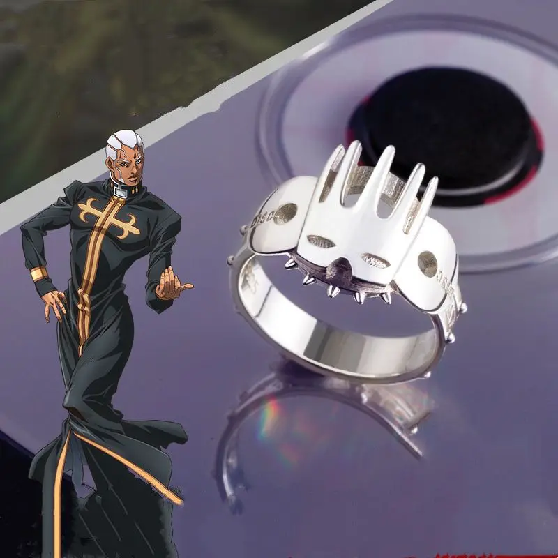 JoJo's Bizarre Adventure Ring, Enrico Pucci, anillos para mujer, fiesta ...