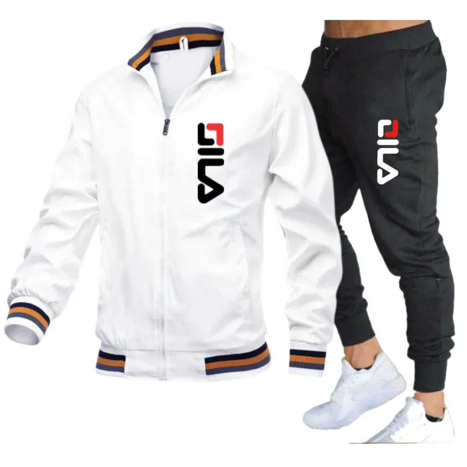 Conjunto-Sportswear-de-2-pe-as-masculino-terno-esportivo-jaqueta-e-cal ...