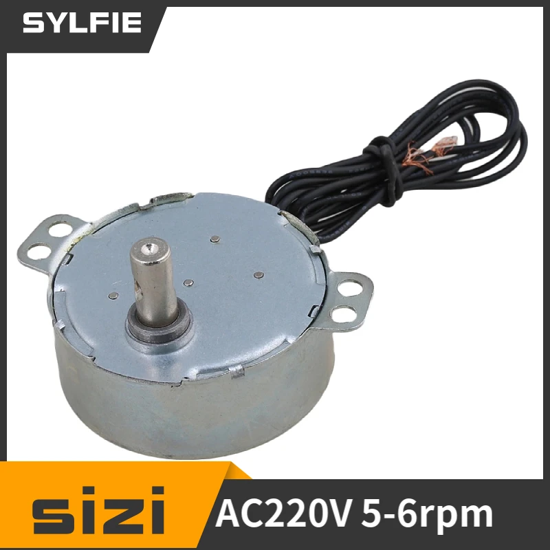Synchronous Motor AC 220-240V 50/60Hz 4W 5/6 RPM Robust TYC-50 Torque ...