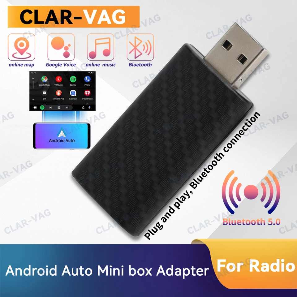USB-Mini-Android-Auto-Wireless-Adapter-Auto-OEM-verkabelt-Android-Auto ...
