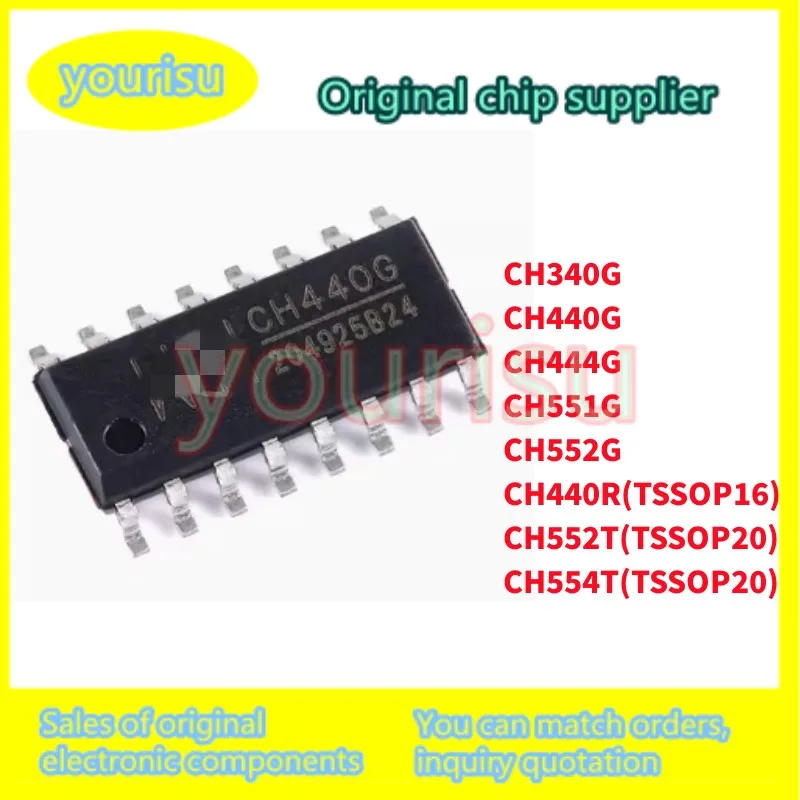 1Pcs-Lot-CH340G-CH440G-CH444G-CH551G-CH552G-CH440R-CH552T-CH554T-USB-to ...