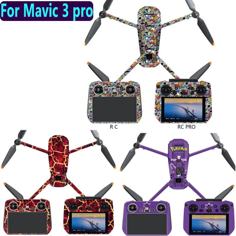 Skins for DJI Mavic 3 Pro Protector Stickers Waterproof PVC Dust Proof ...