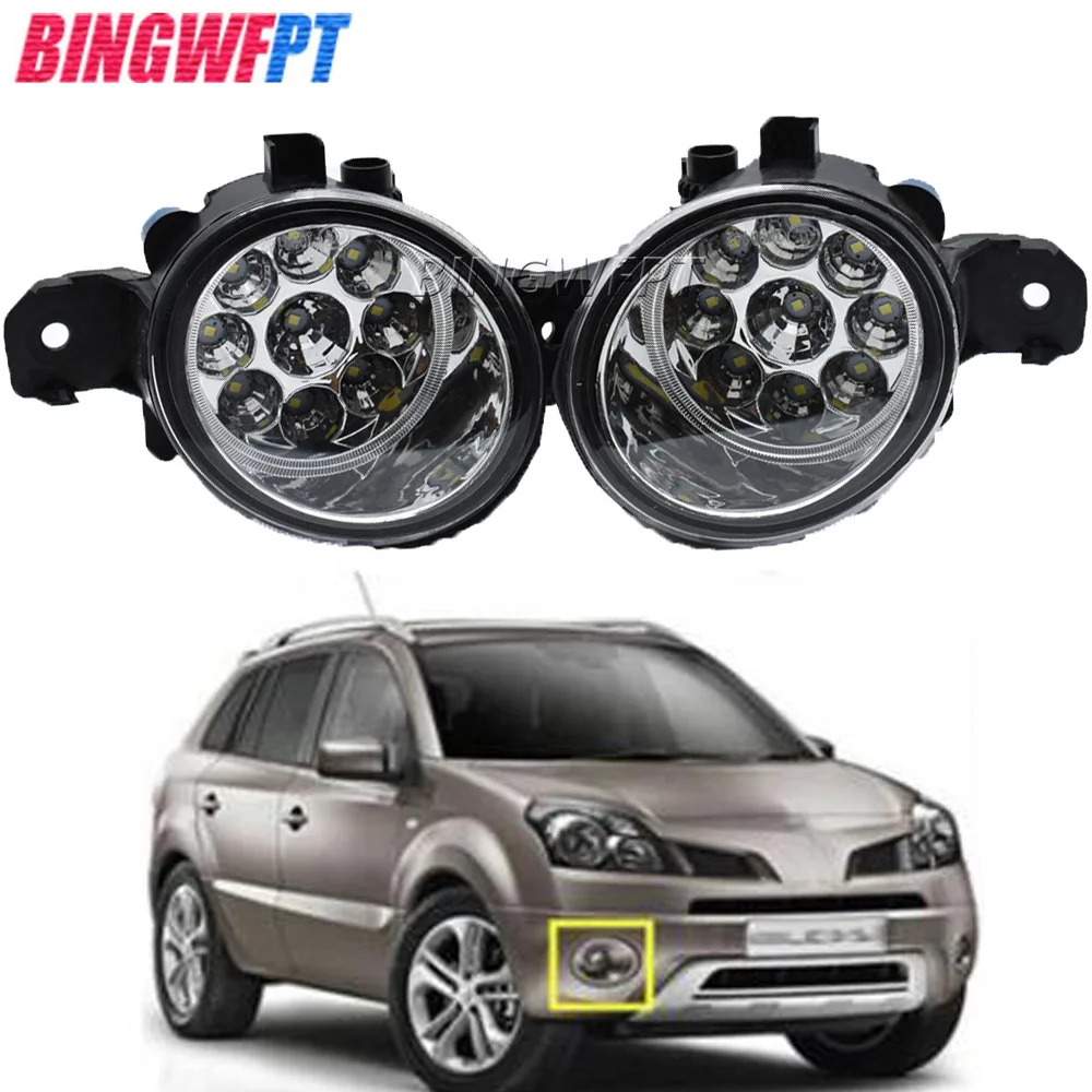 Super Bright LED Fog Light For Renault Koleos (HY_) 2008 2009 2010 2011 ...