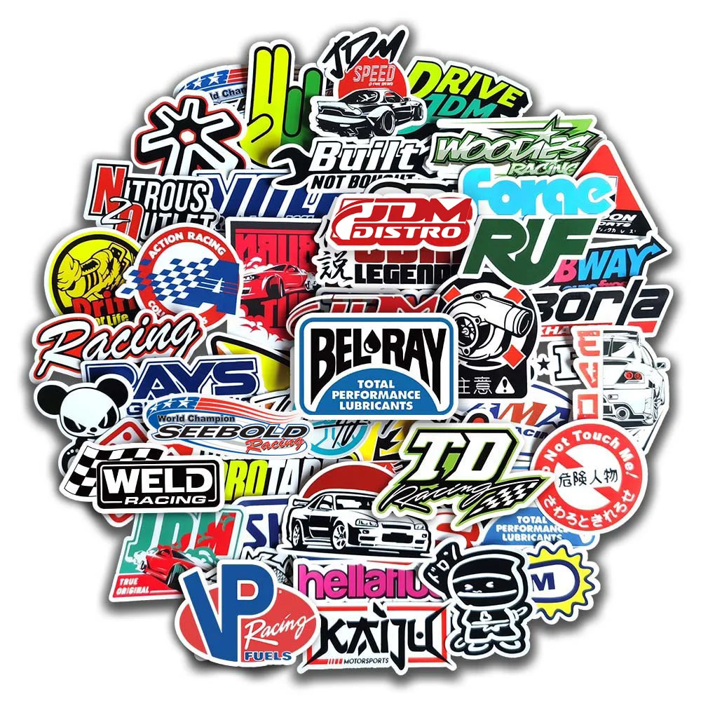 10-20-50-100pcs-Cool-JDM-Stickers-Auto-Car-Modify-Motorcycle-Scooter ...