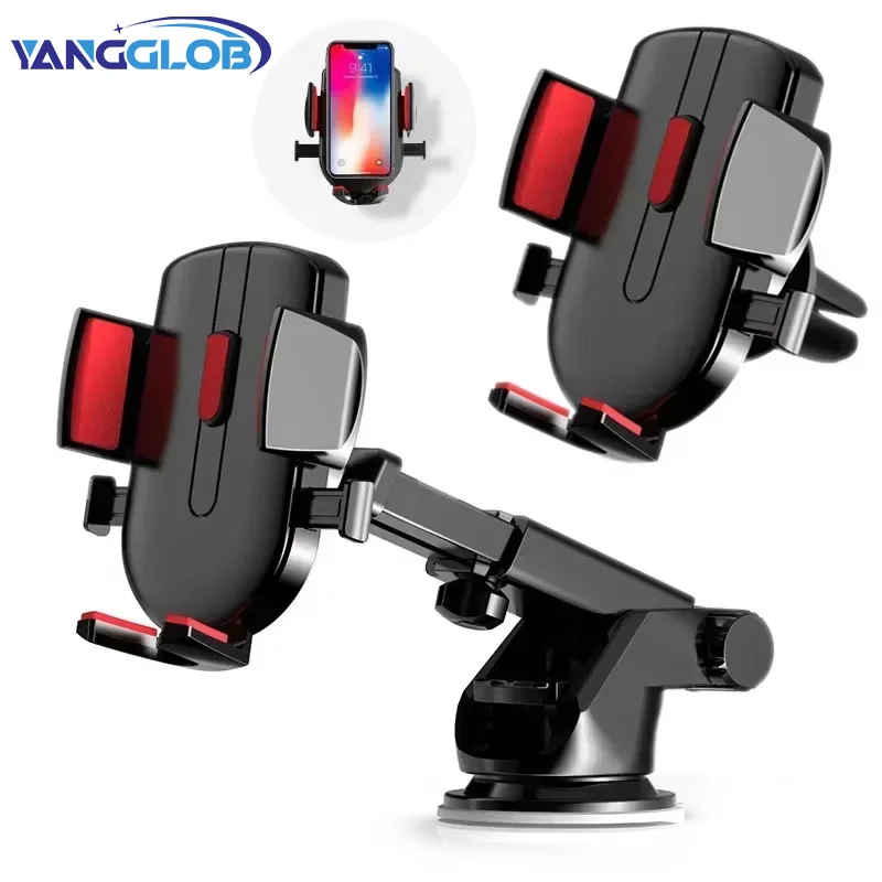High-quality-Silicone-strong-suction-cup-car-phone-holder-telescopic ...