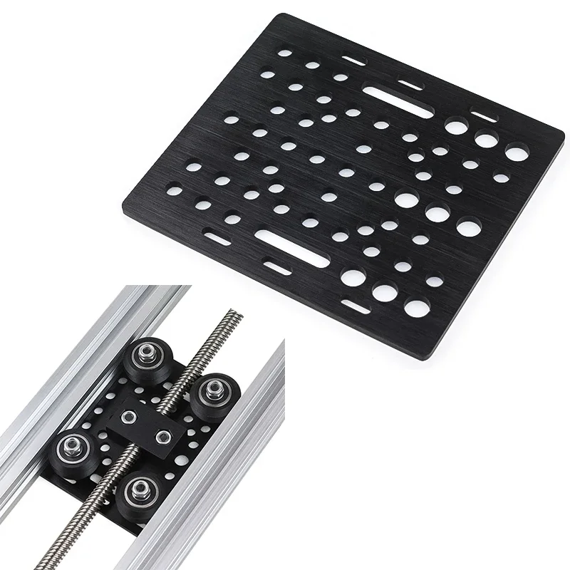 V-Slot Gantry Plate 100mm Aluminum Plate Precise CNC Machining Plate ...
