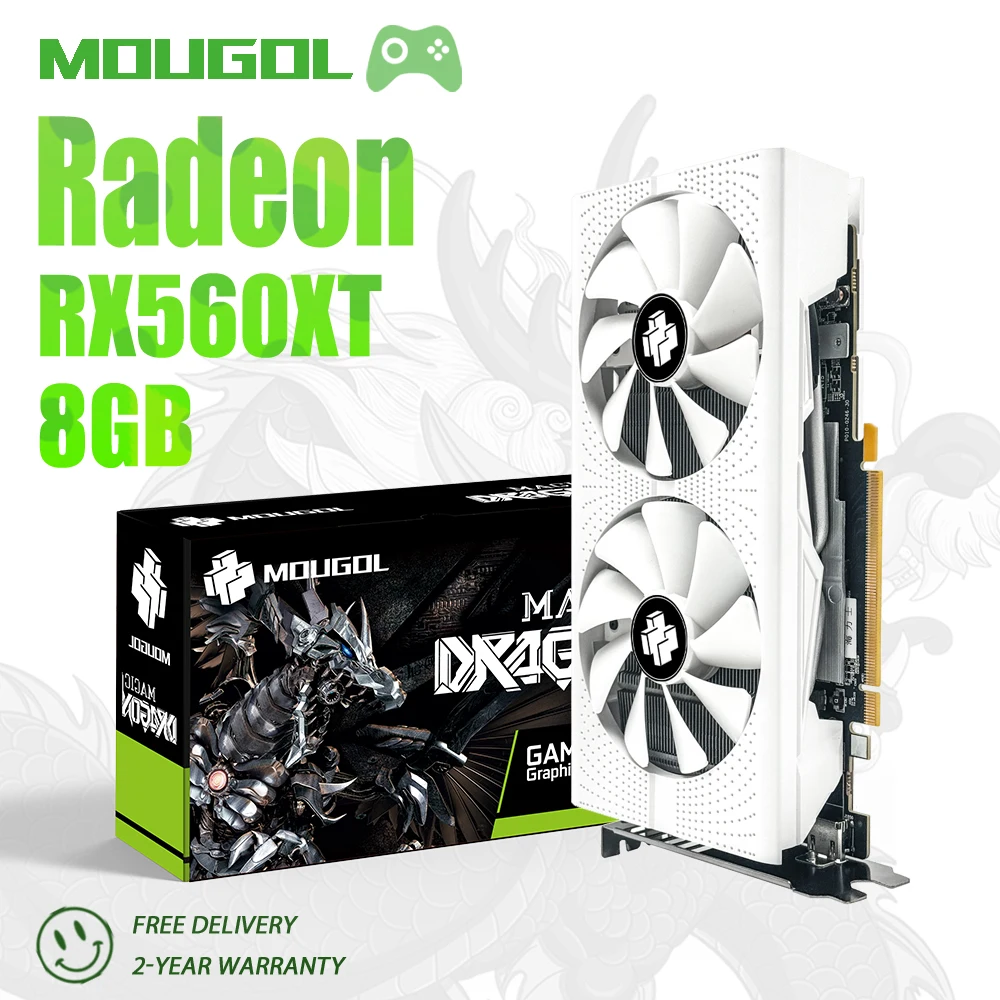 MOUGOL-New-AMD-Radeon-RX560XT-8GB-gaming-graphics-card-GPU-DDR5-14NM ...
