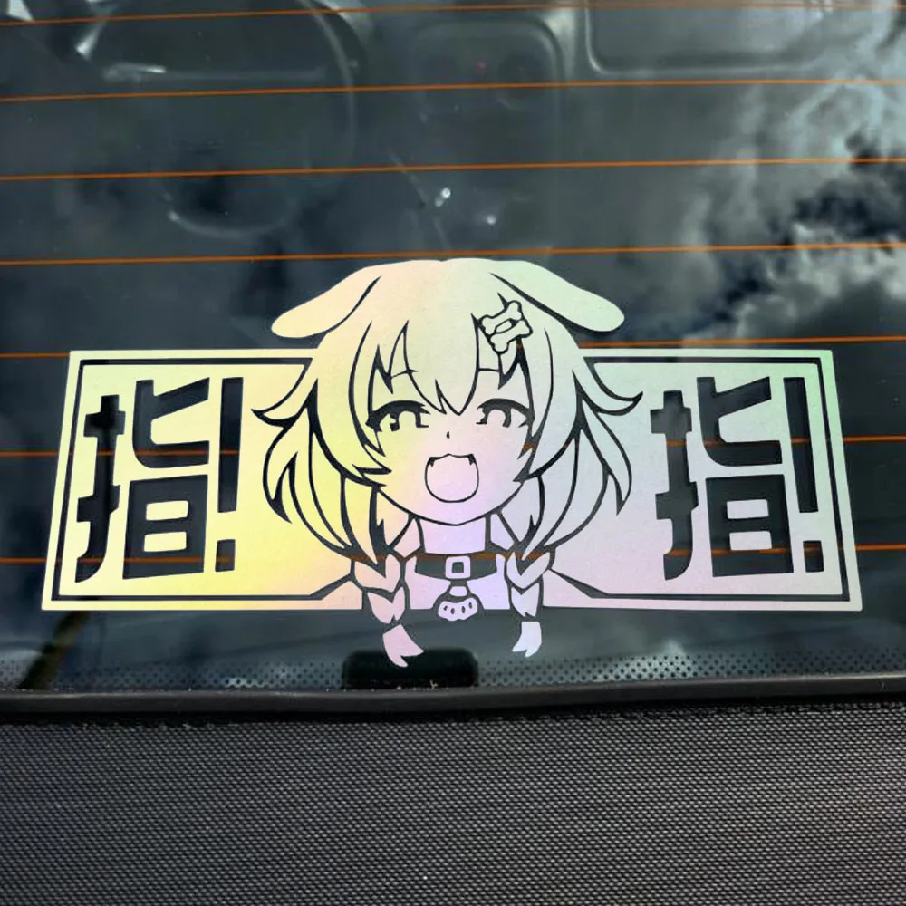 JDM-Anime-Stickers-Decals-For-Car-Comics-Happy-Girl-Car-Stickers-Car ...