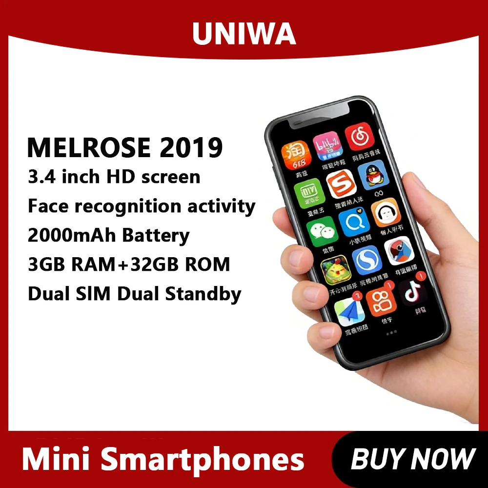 Melrose 2019 4G LTE Smartphone Android Super Mini Telefoni Cellulari ...