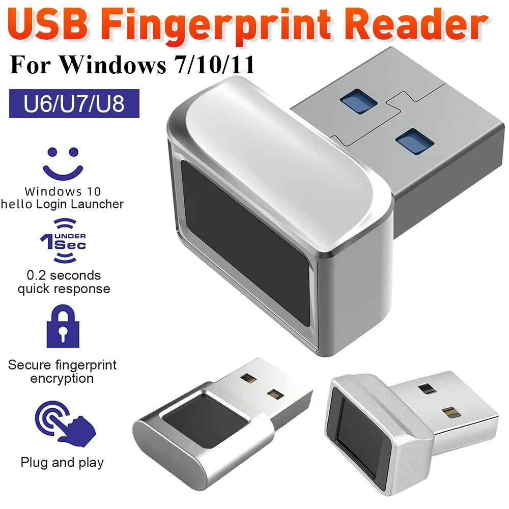 U6-U7-U8-USB-Fingerprint-Reader-For-Windows-10-Hello-PC-Laptop ...