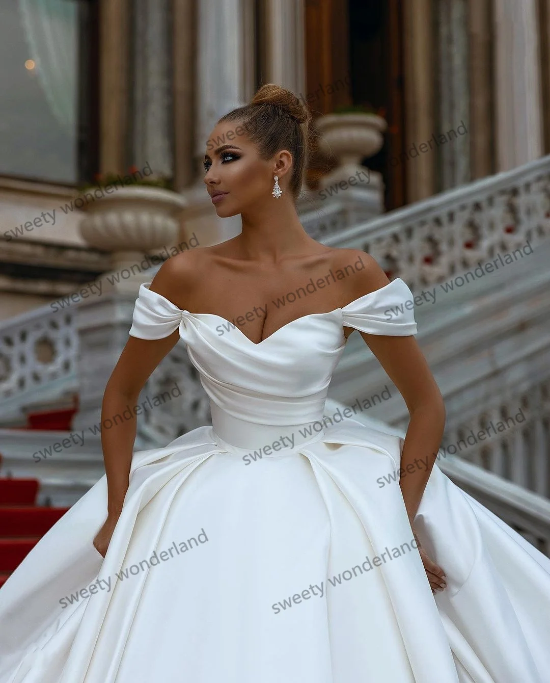 Princess Ball Gowns White