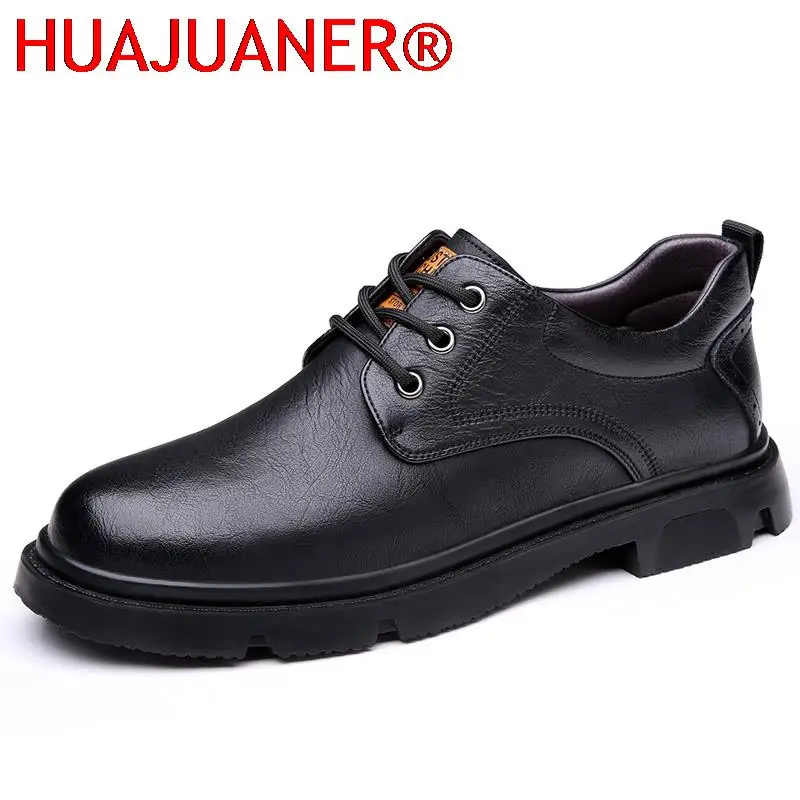 Mens-Luxury-Genuine-Leather-High-quality-Cowhide-Tooling-Shoes-Handmade ...