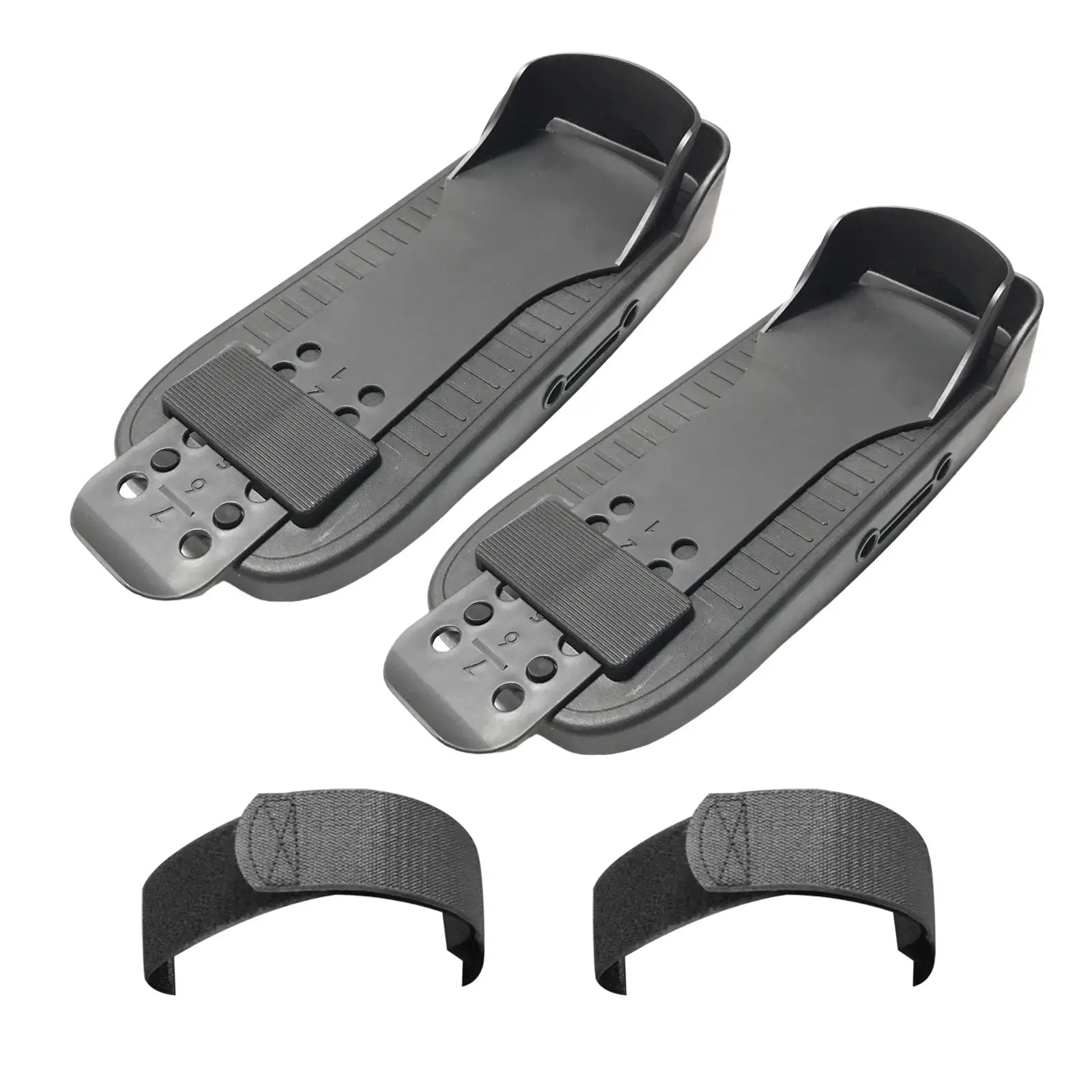 Rowing-Machine-Replacement-Foot-Pedals-with-Straps-for-Walking-Machine ...
