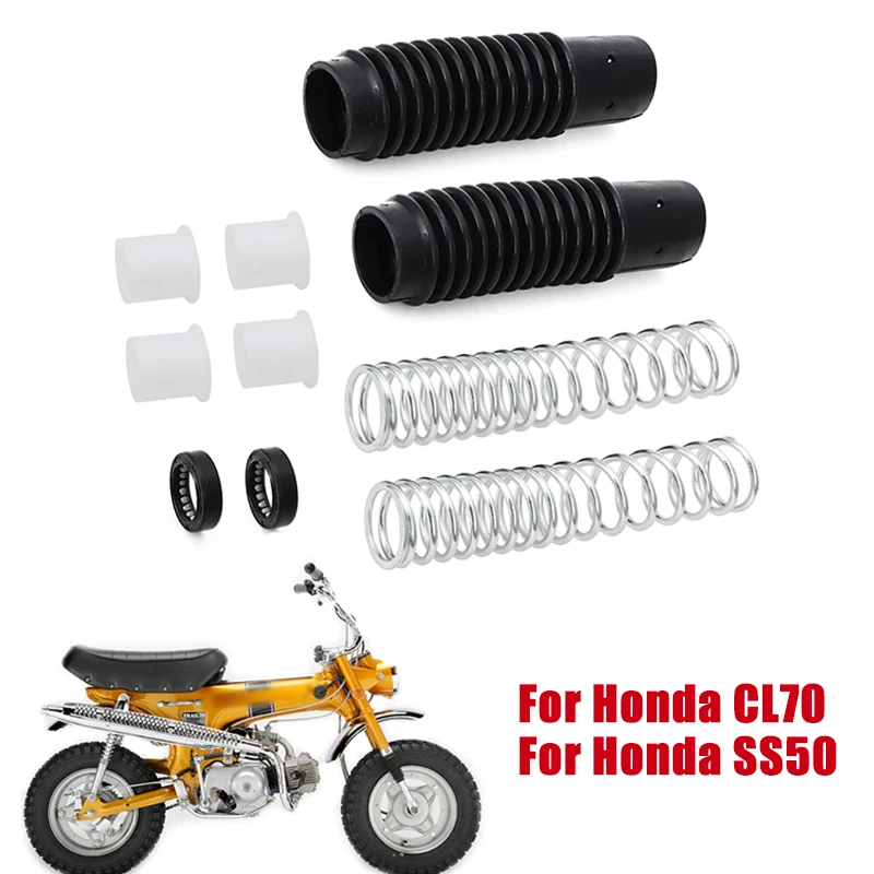 Motorcycle-Rubber-Front-Fork-Dust-Cover-Gaiters-Gators-Boots-For-HONDA ...
