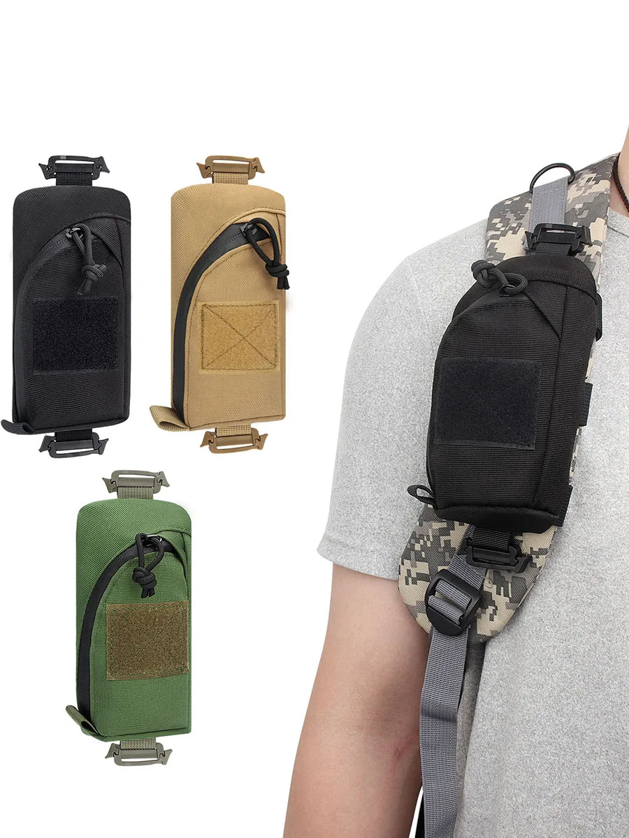 Kosibate Tactical Molle Pouch Shoulder Strap Pack EDC Tool Bag Hunting ...