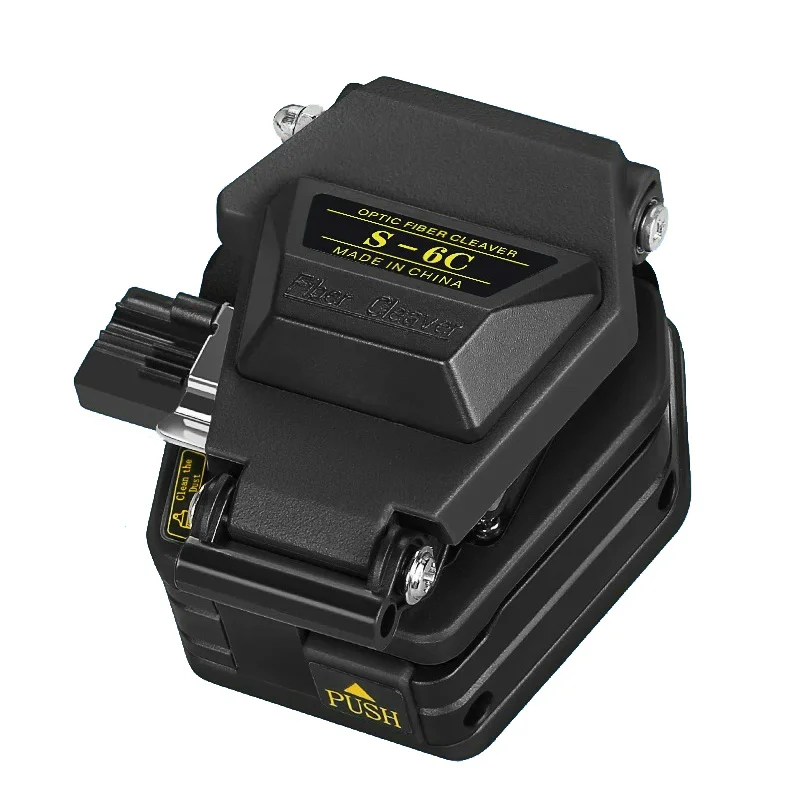 High Precision Fiber cleaver Black S-6C Optical Fiber Cable Cutting ...
