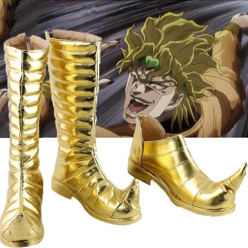 Anime Bizarre Adventure Dio Brando Cosplay Boots Shoes Custom Made ...