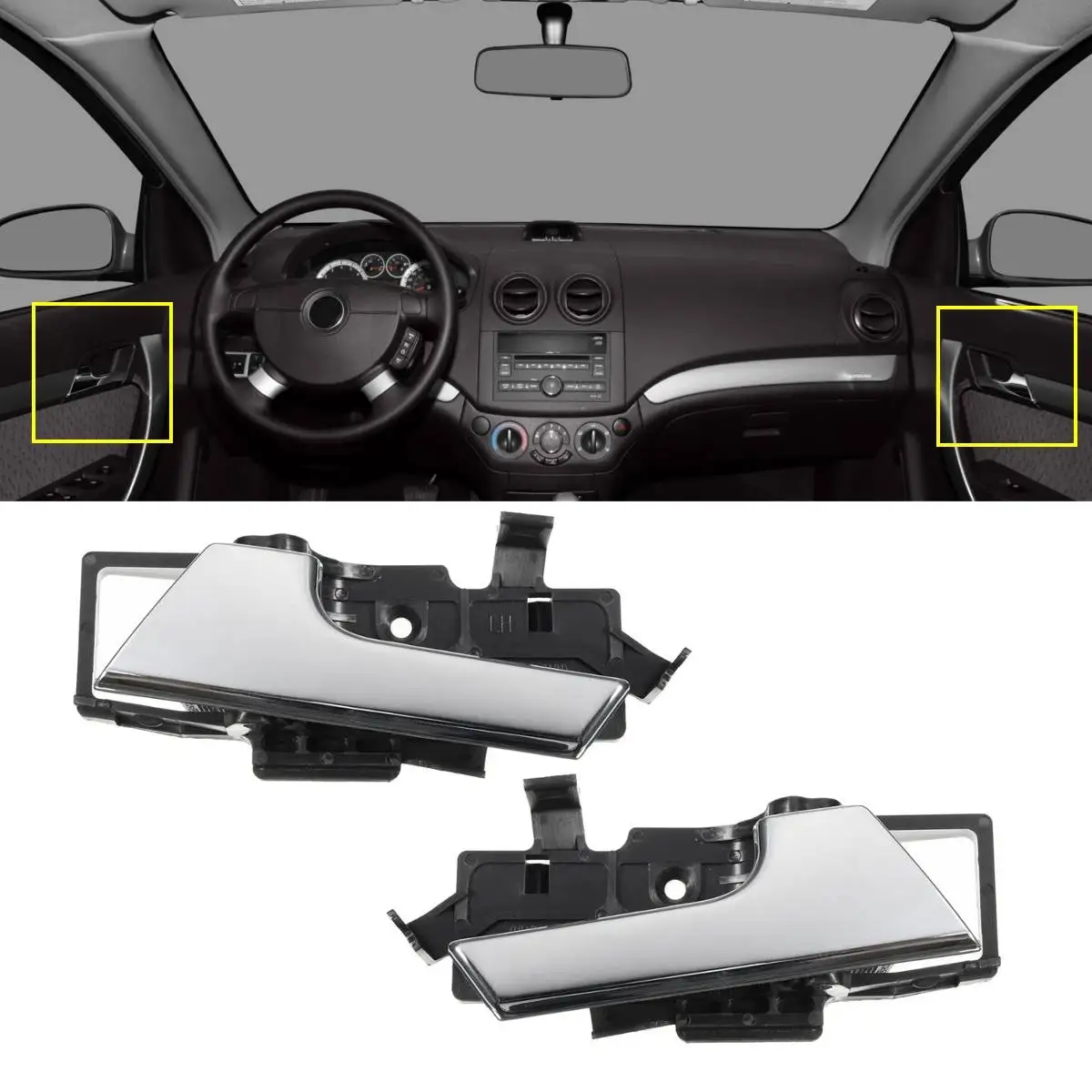 96462710-Car-Interior-Door-Handle-Right-Left-For-Chevrolet-Aveo-2007 ...
