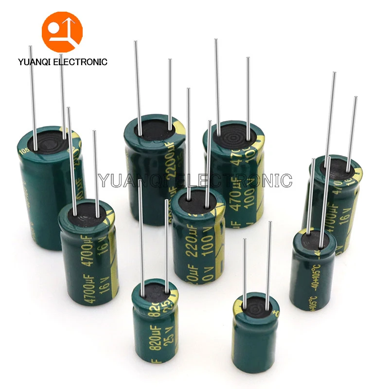 High Frequency Electrolytic Capacitor 6.3v 10v 16v 25v 35v 50v 400v 450v 22uf 100uf 220uf 330uf ...