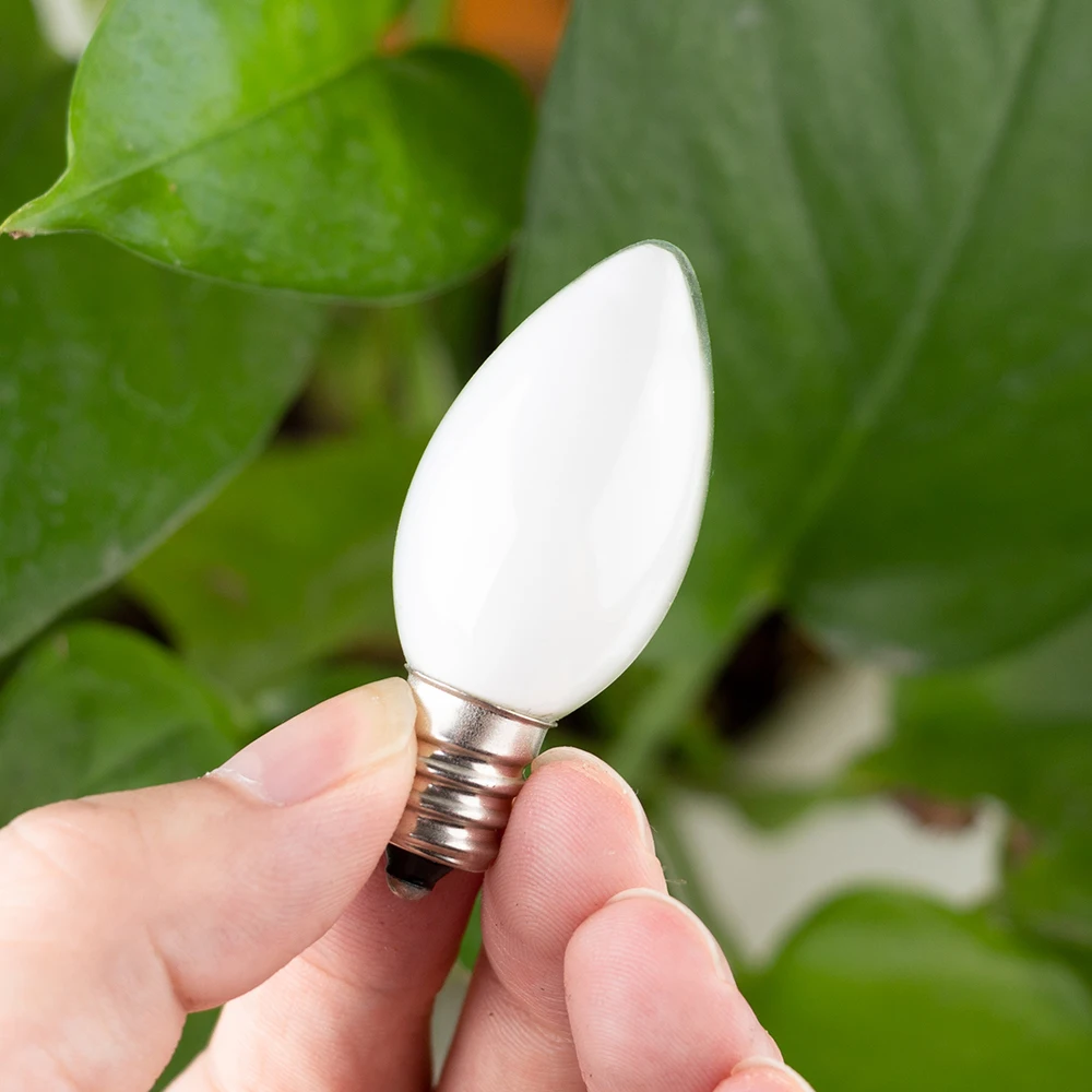 Frosted-C7-Milky-Mini-Led-Bulb-E12-110V-0-5W-Warm-White-Candle-Bulbs ...