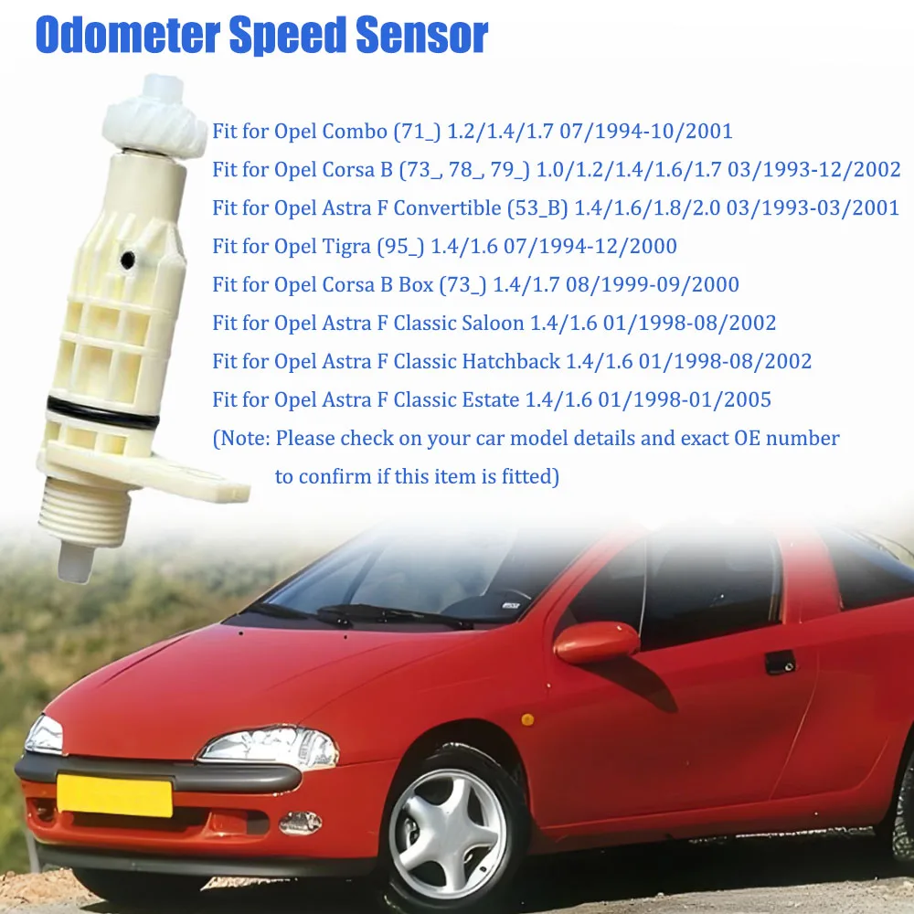 Odometer Speed Sensor For Opel Combo Corsa B Astra F Tigra Chevrolet ...