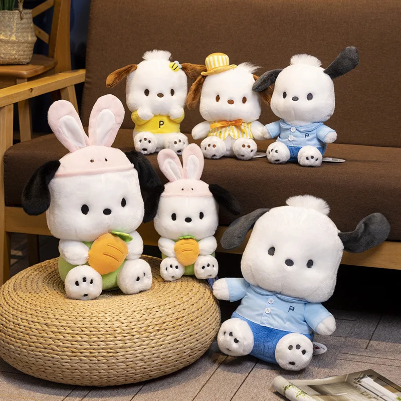 23-33CM-Sanrio-Plush-Toy-Cute-Pochacco-Plush-Dolls-Student-Pacha-Dog ...