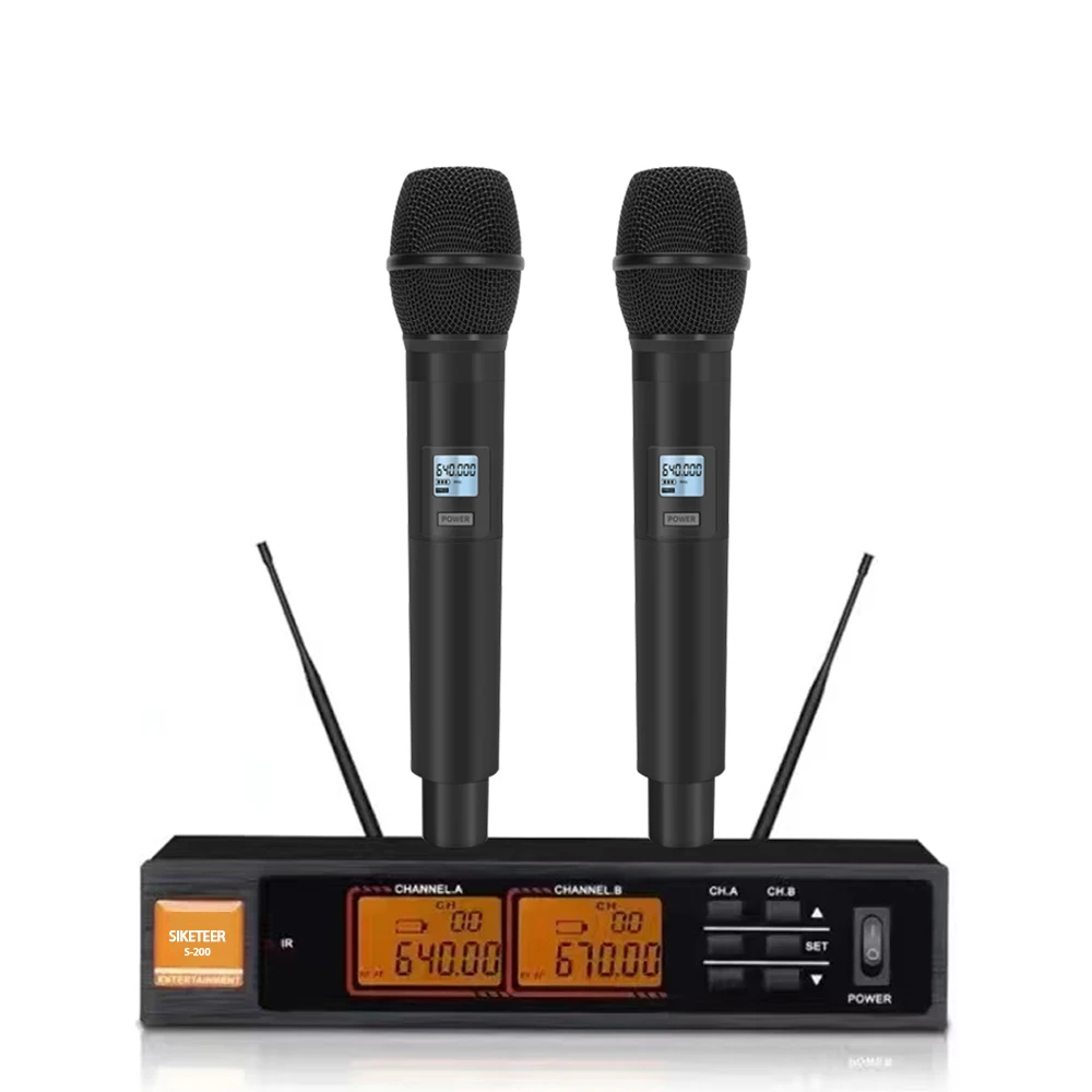 Professional Wireless Handheld Microphone for Church Stage KTV Outdoor ...