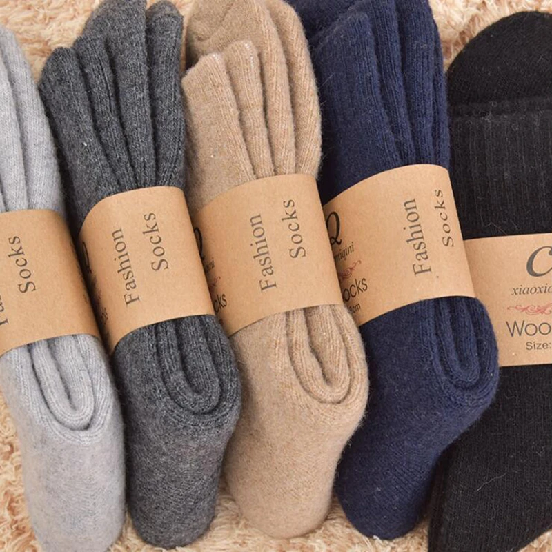Men's Long Winter Socks Socks | 5 Pairs Warm Winter Socks Men - 5 Pairs ...