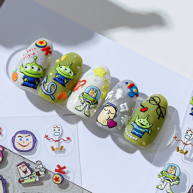 Buzz Lightyear Nail Art