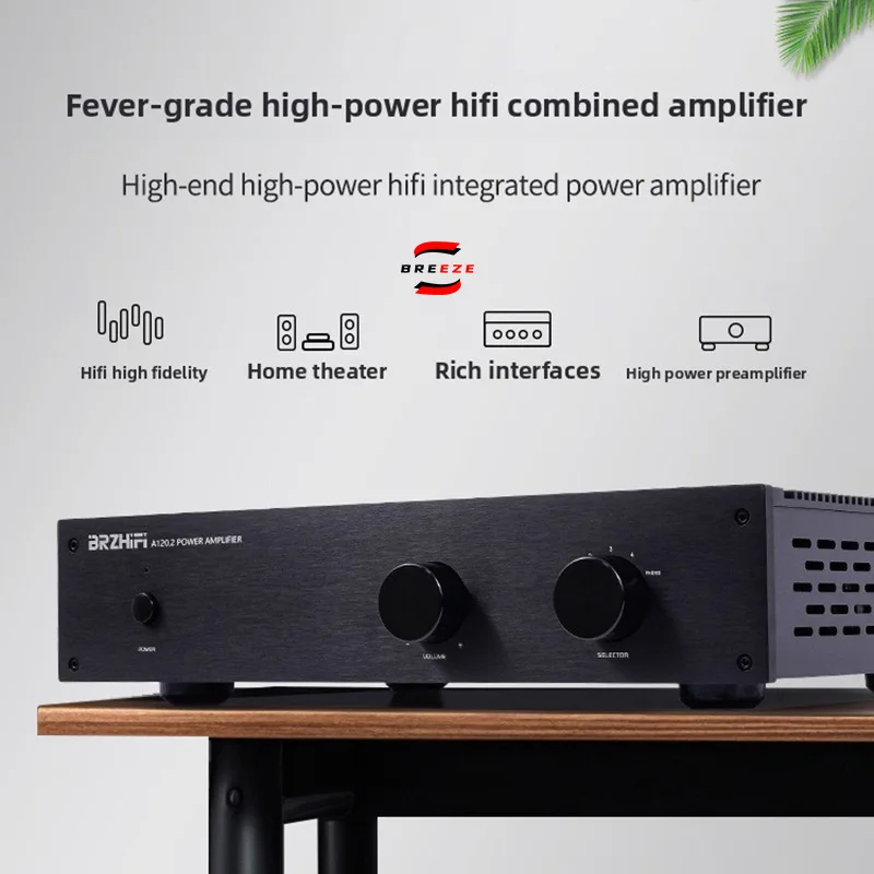 BREEZE 2025 New A120.2 Combined Hifi Amplifier High Power Home High ...